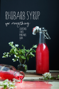 Rhubarb Syrup Recipe | Modern Wifestyle